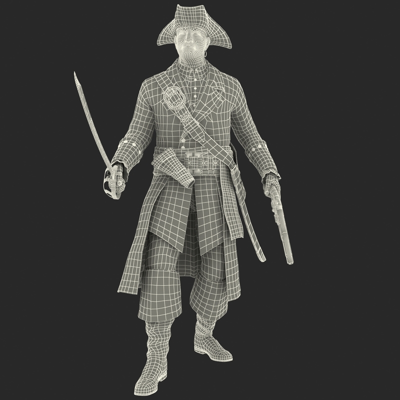 3ds max pirate pose 2