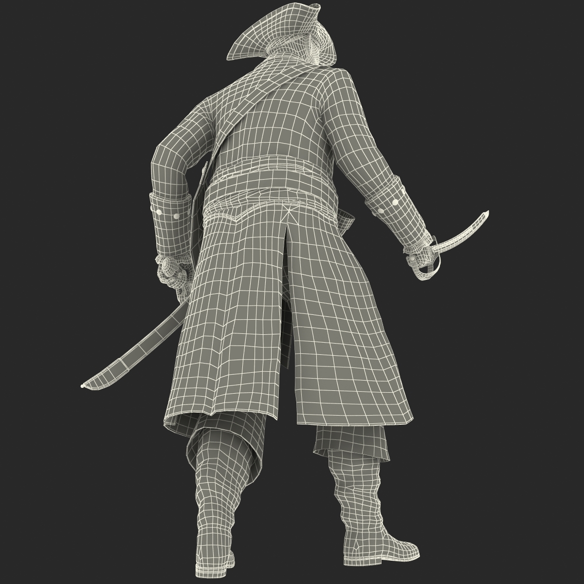 3ds max pirate pose 2