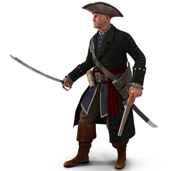 3ds max pirate pose 2