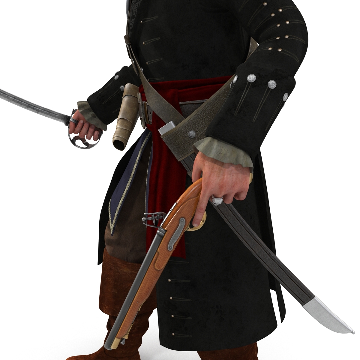 3ds max pirate pose 2