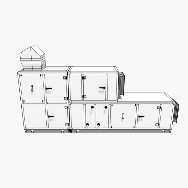 3d ahu air handling unit
