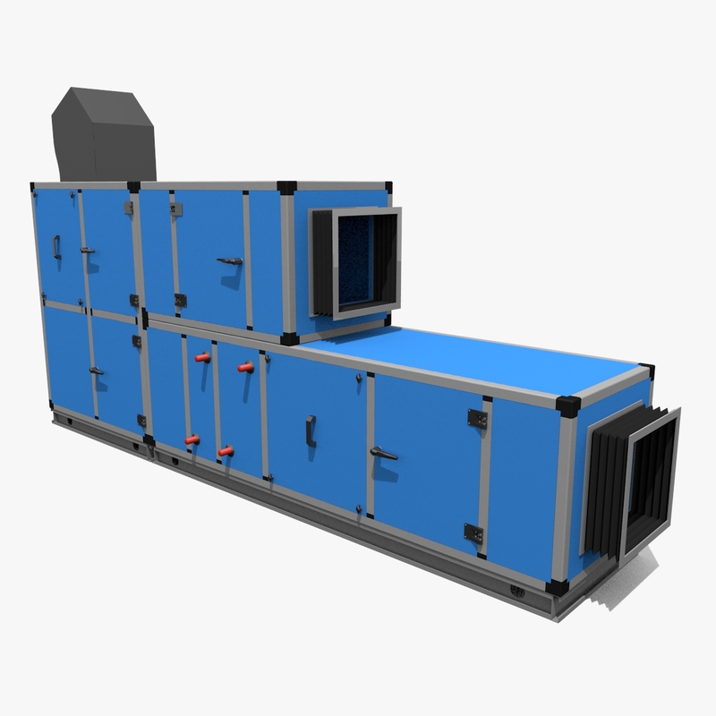 3d ahu air handling unit