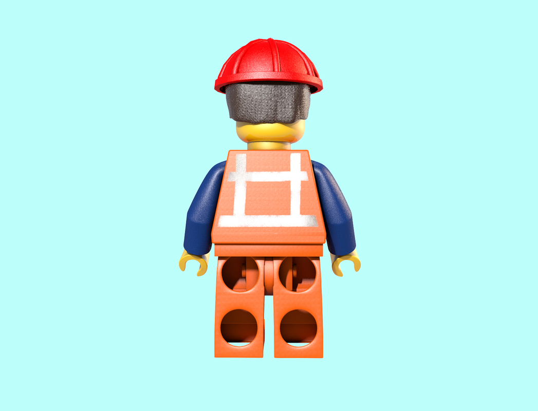 emmet lego movie c4d