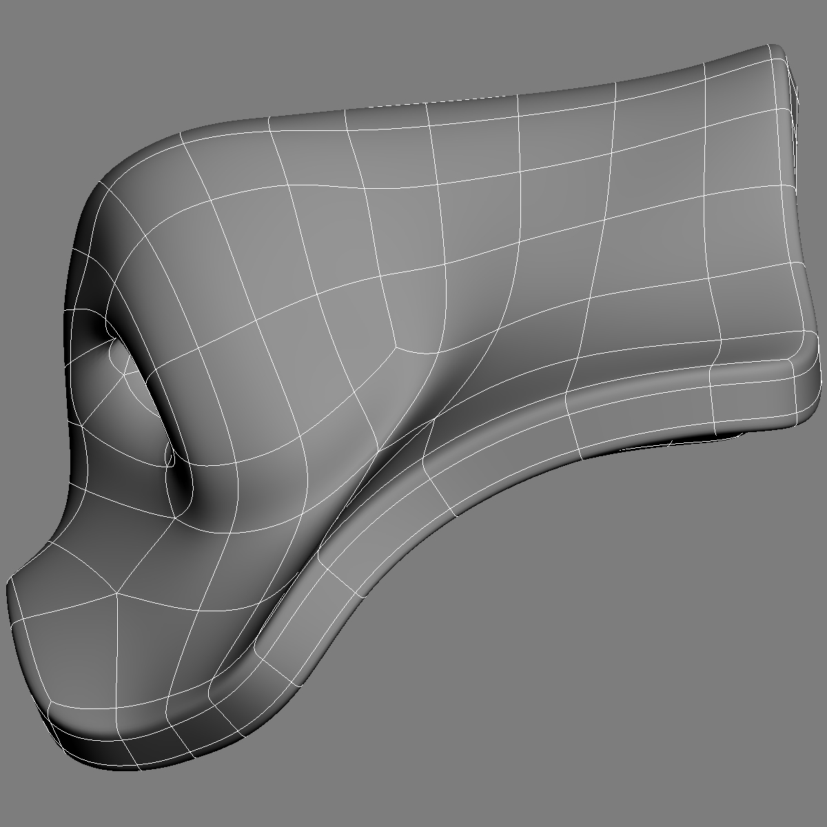 3d model realistic human nose