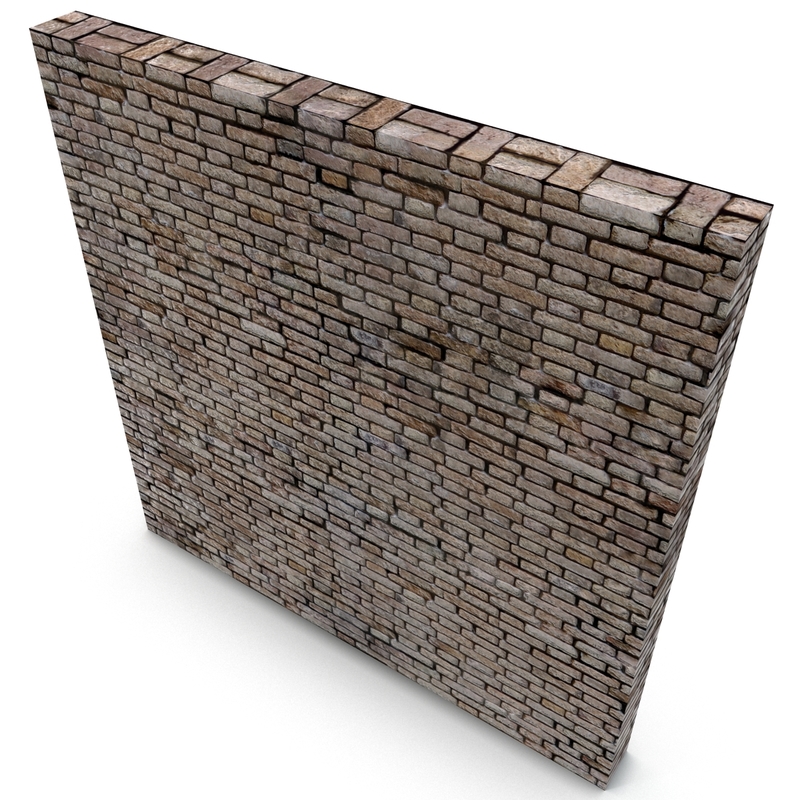 3ds brick wall