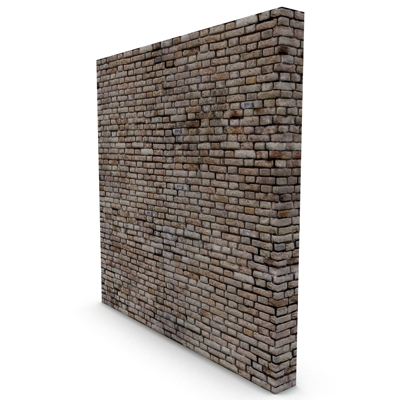 3ds brick wall