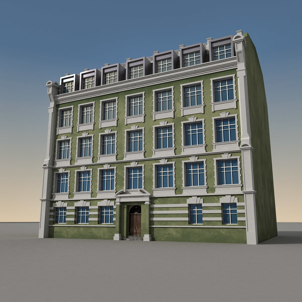 european buildings europe 3d model