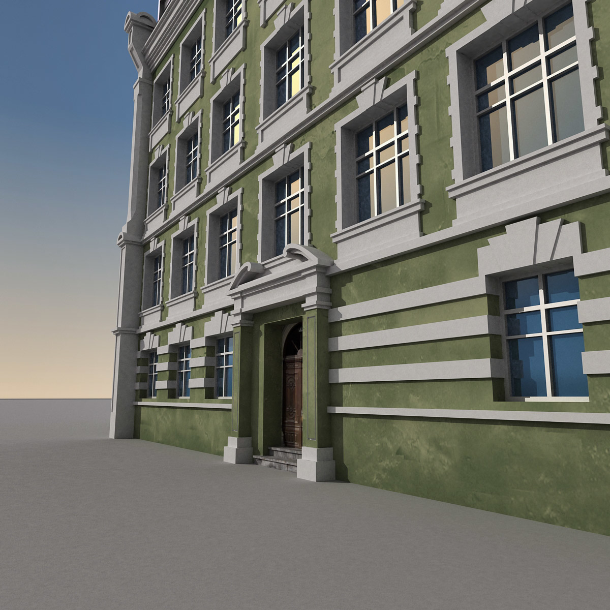 european buildings europe 3d model