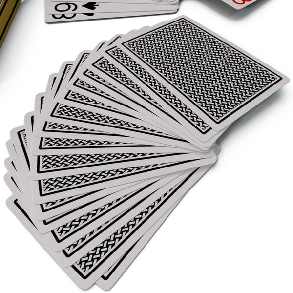 3d playing cards set model