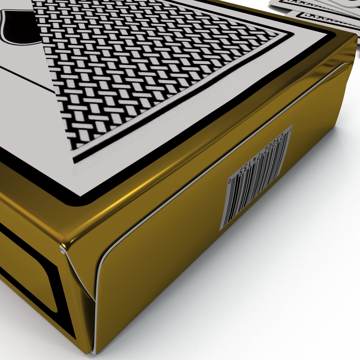 3d playing cards set model