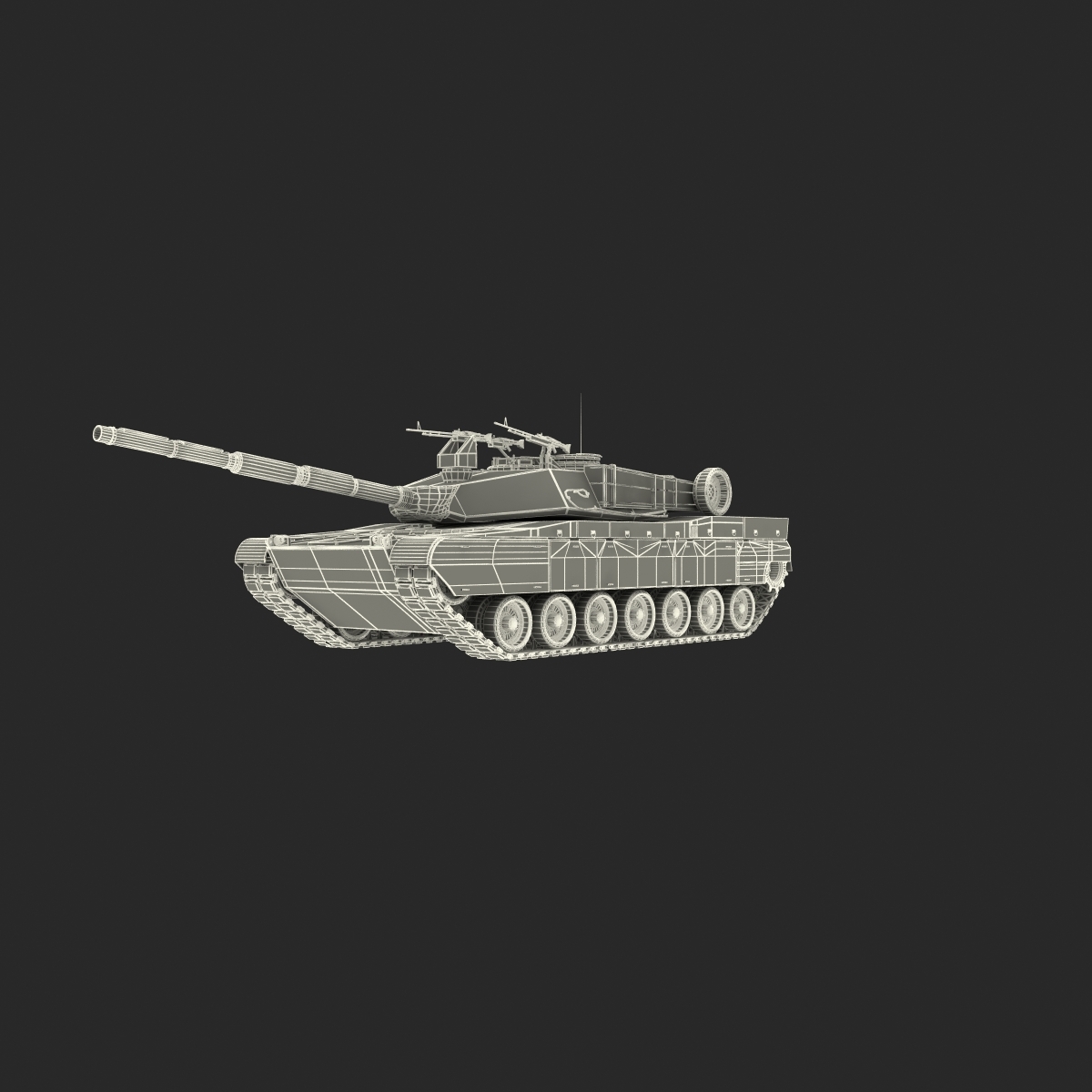 zulfiqar iranian main battle tank 3d max