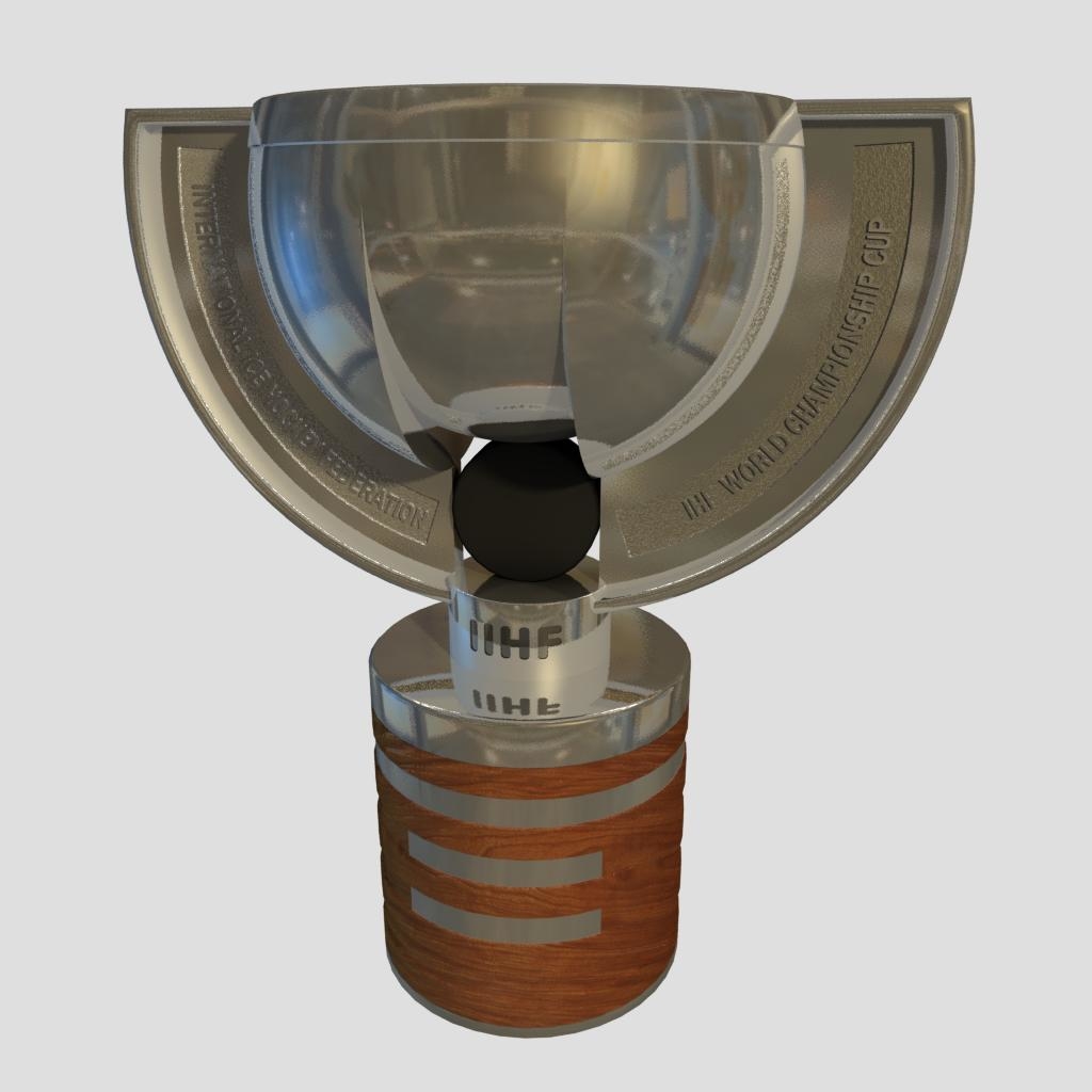 3d iihf trophy model
