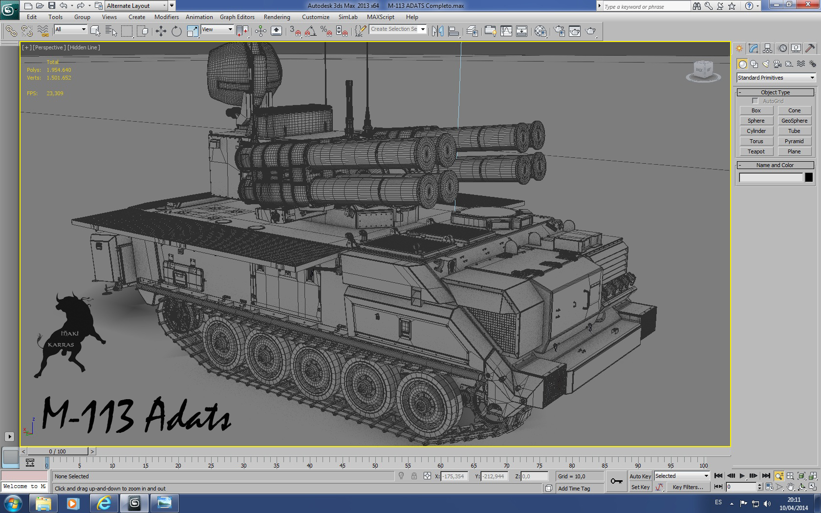 m-113 adats 3d model