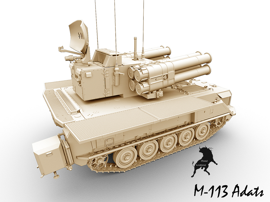 m-113 adats 3d model