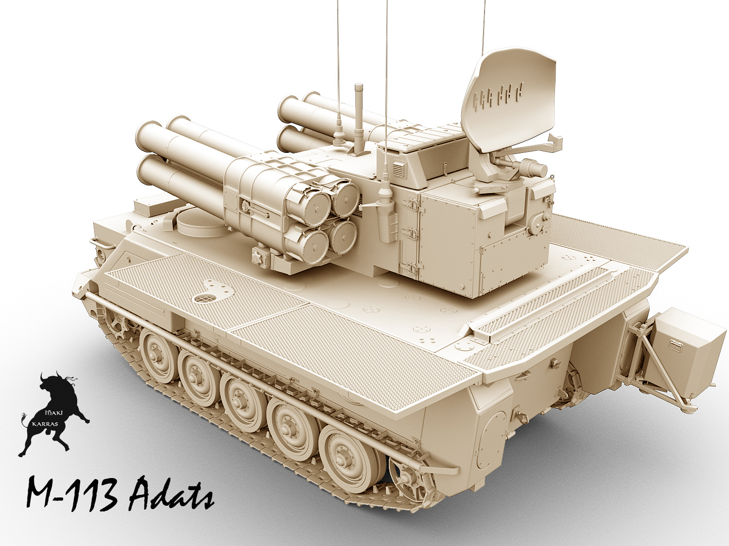 m-113 adats 3d model