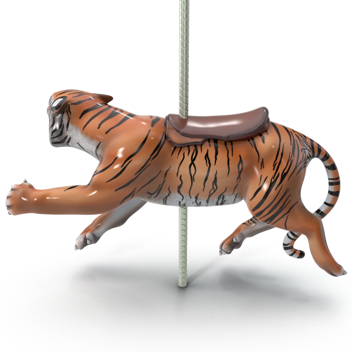 carousel tiger 3d model