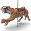 carousel tiger 3d model