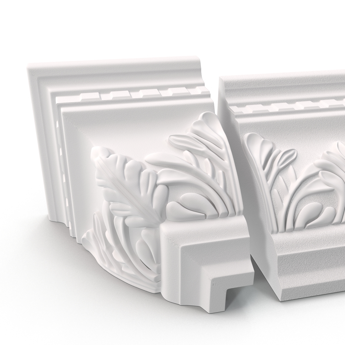 decorative crown molding 3d model