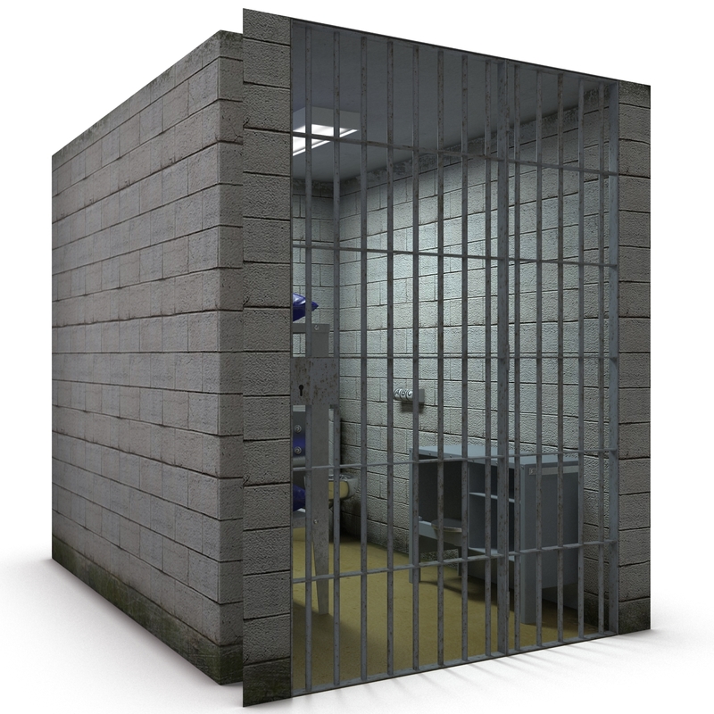 jail cell 3d c4d
