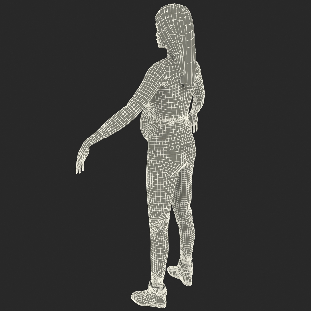 3d 3ds pregnant woman