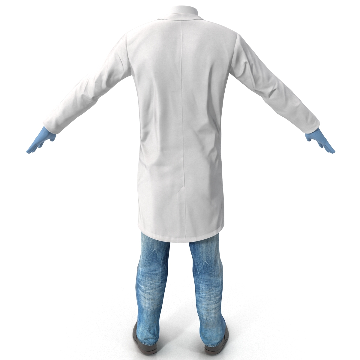 3d scientist clothes