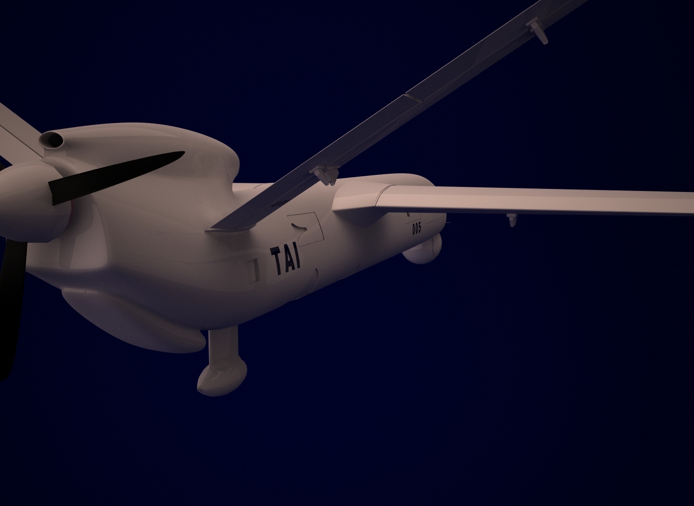 3d model unmanned vehicle uav anka
