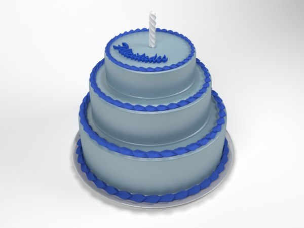 Birthday Cake 3D Models for Download | TurboSquid