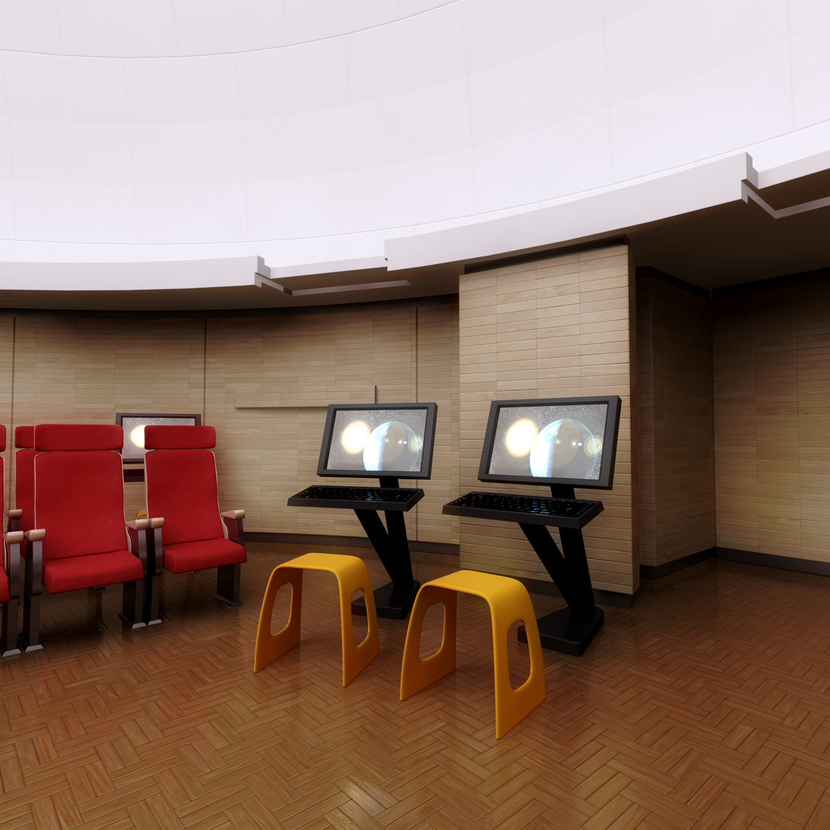 planetarium planets 3d model