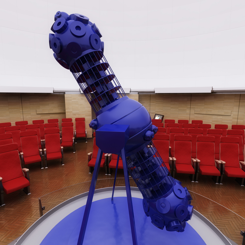 planetarium planets 3d model