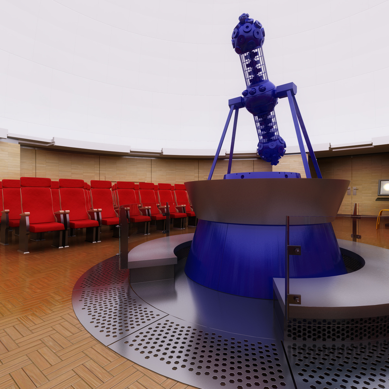 planetarium planets 3d model