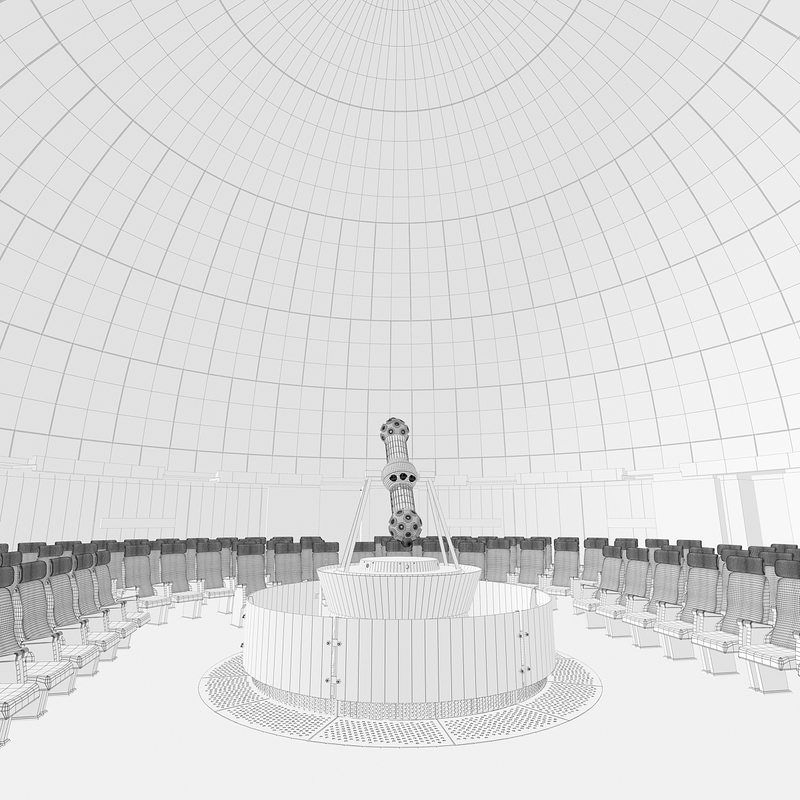 planetarium planets 3d model