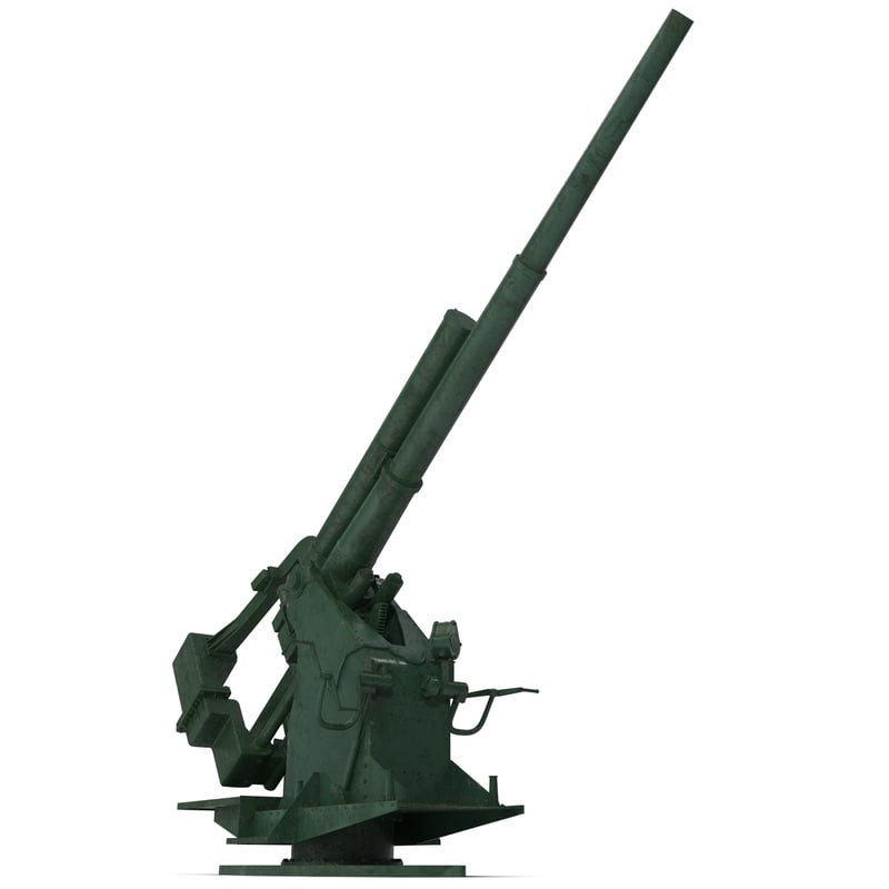 3ds max anti-aircraft gun