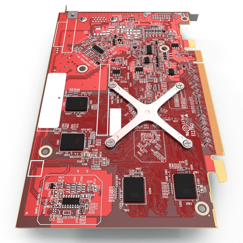 graphics card 2 3d model