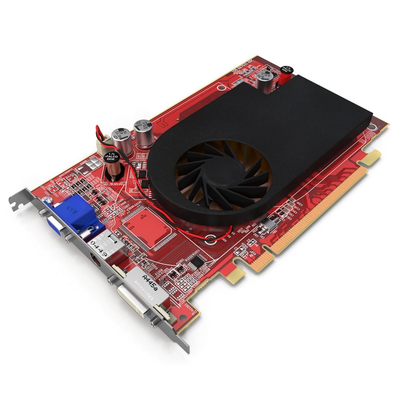 graphics card 2 3d model