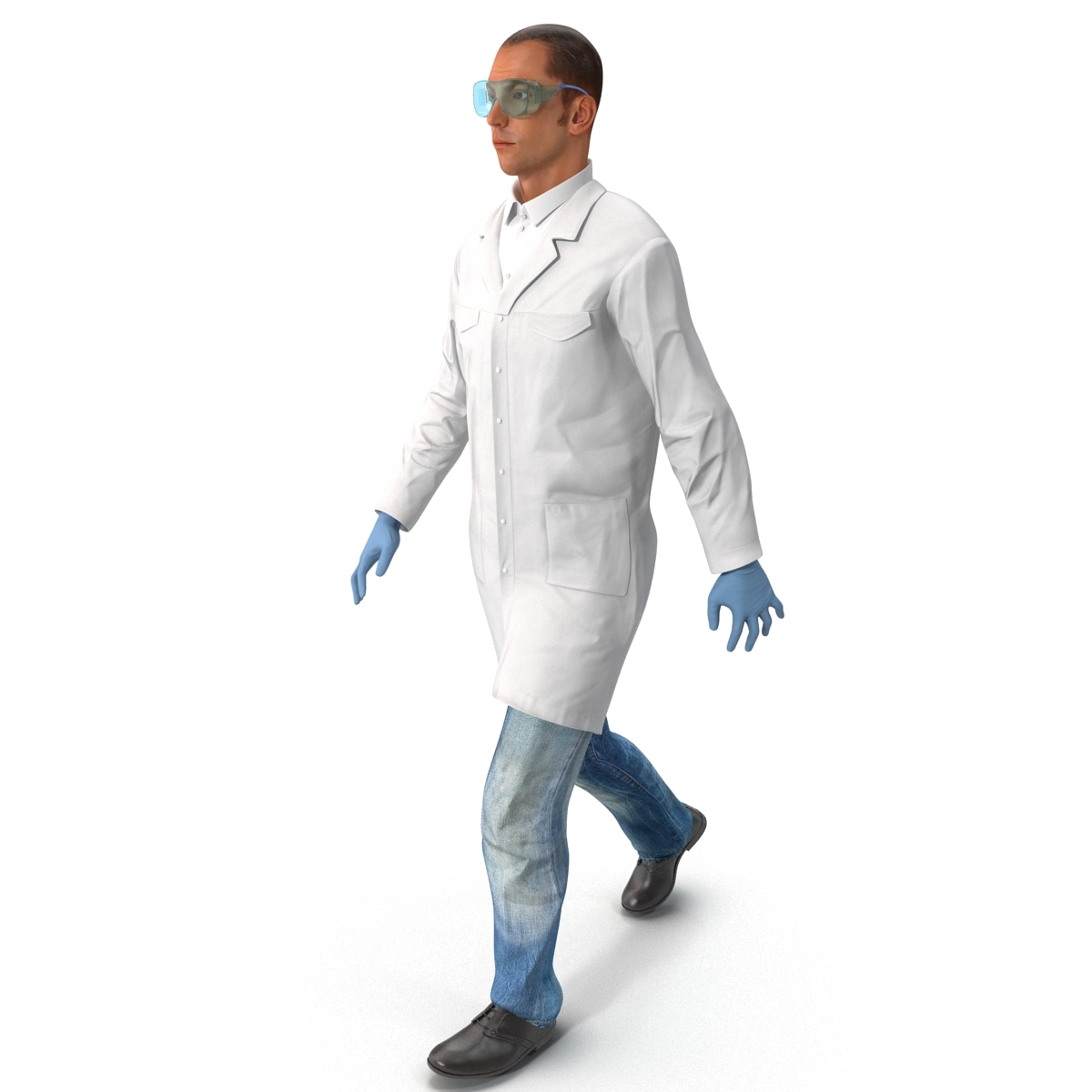 3dsmax scientist rigged