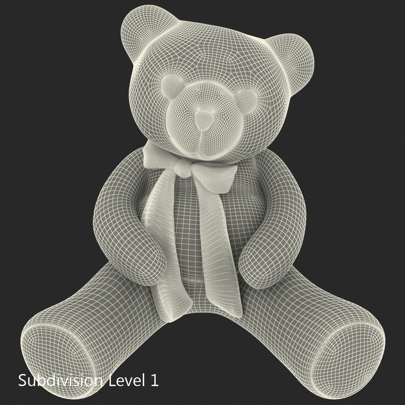 3d model teddy bear