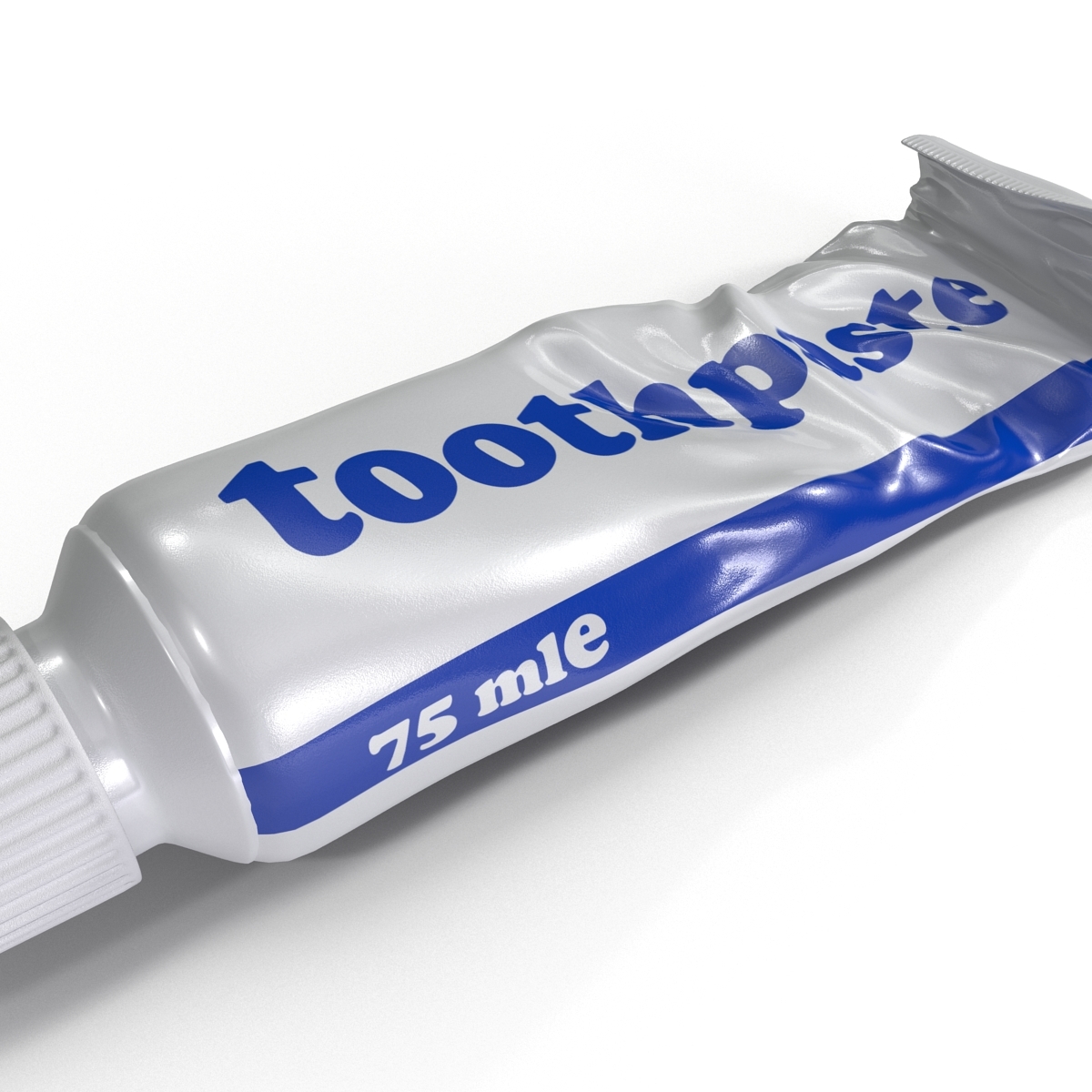 toothpaste cleaning 3d model