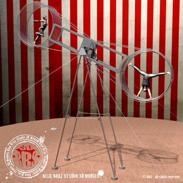 wheel death 3d model