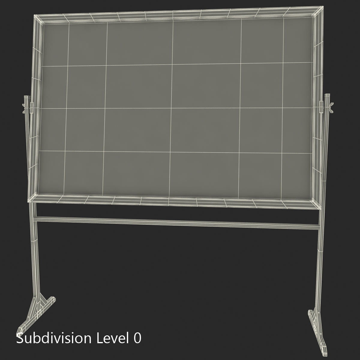 3d chalkboard board model