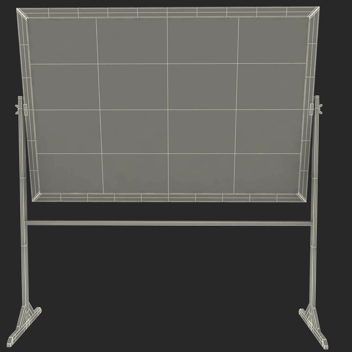 3d chalkboard board model