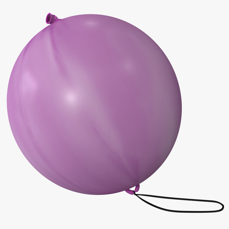punching balloon 3d model