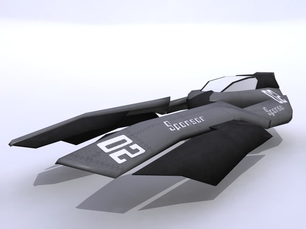 modelo 3d Space Racing Ship 02 - TurboSquid 814127