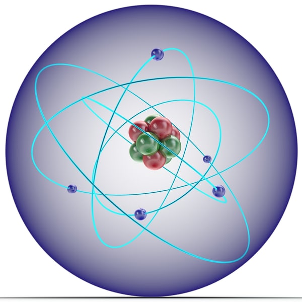 atom 3d model
