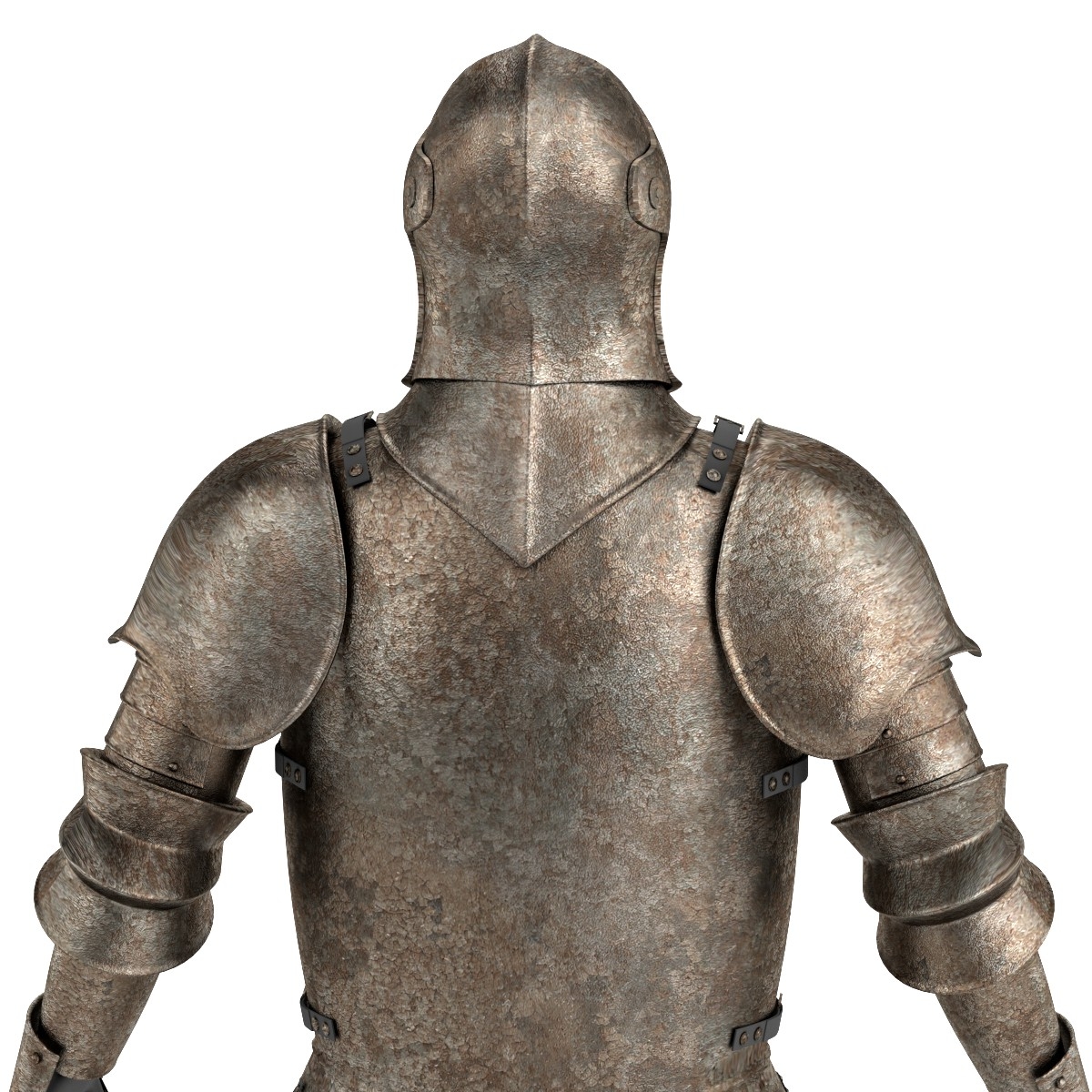 3d model old medieval armor