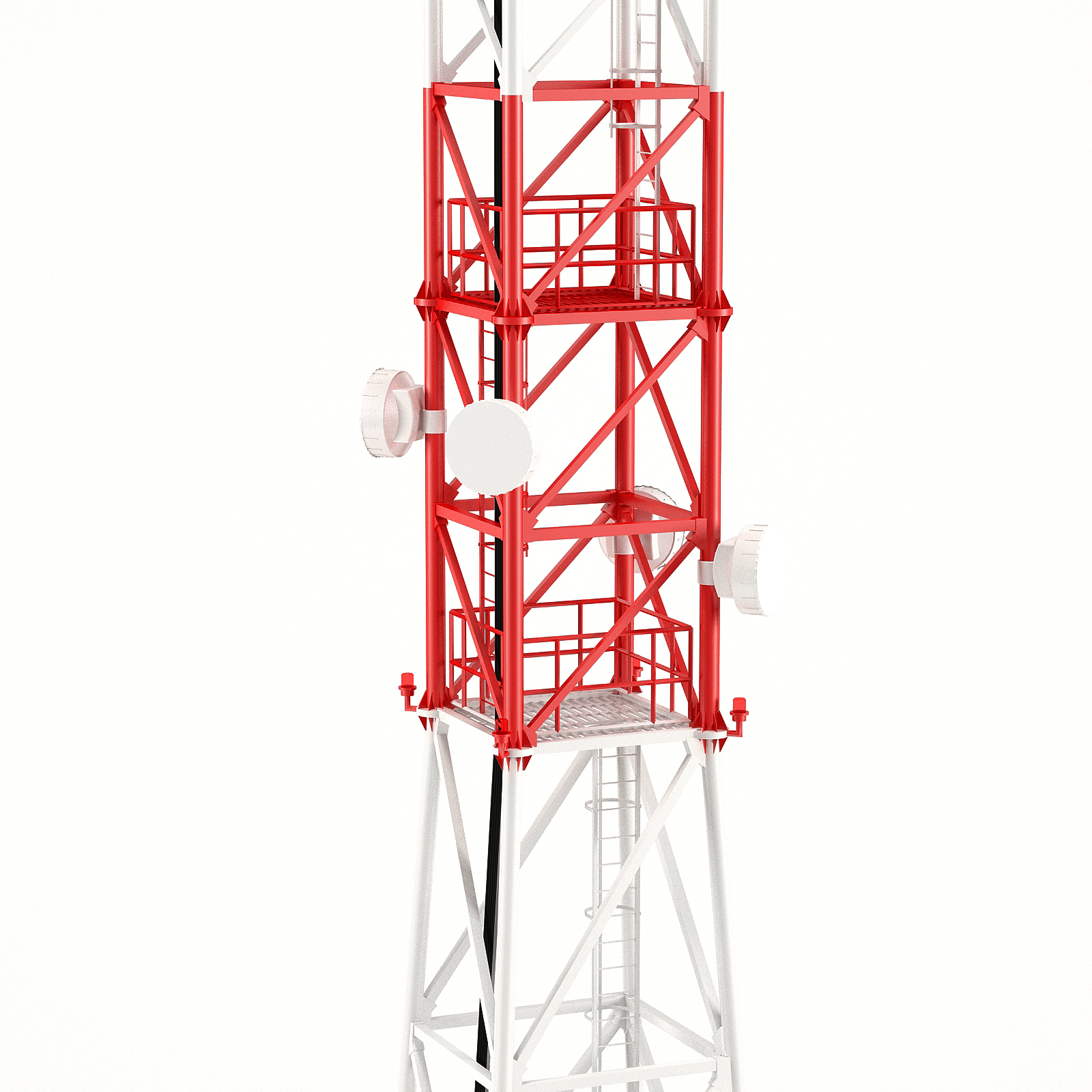 3d model communication tower