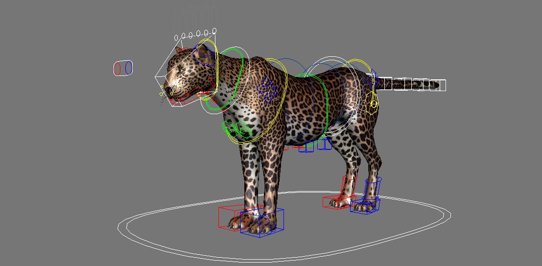 3d leopard