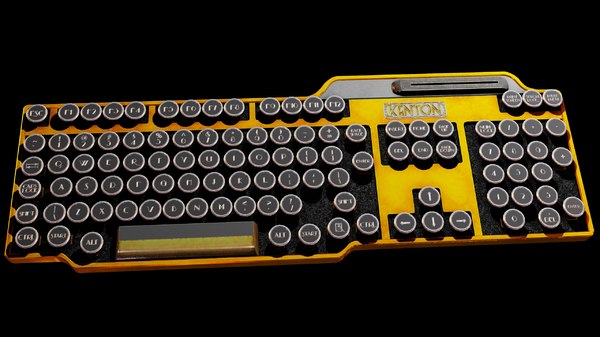 modèle 3D de Clavier Art Déco - TurboSquid 824752