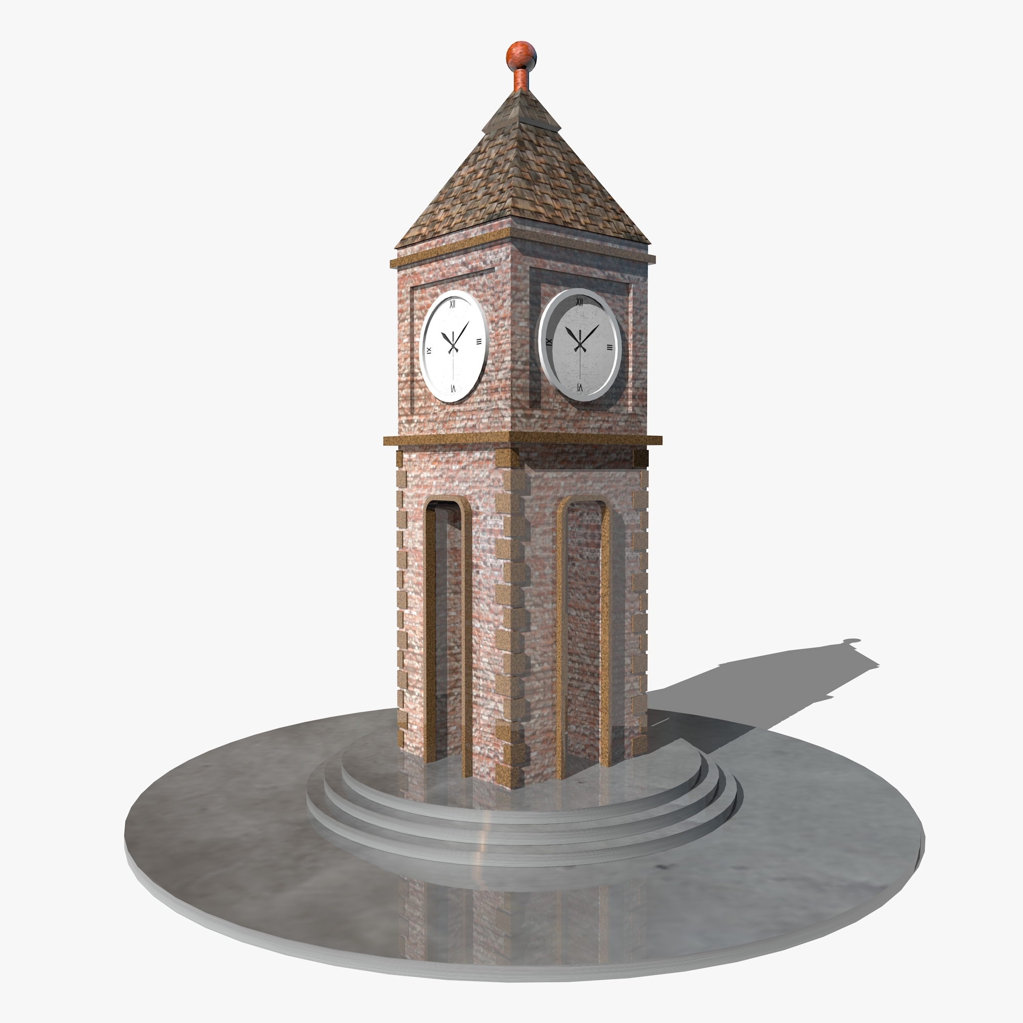 3d clock tower