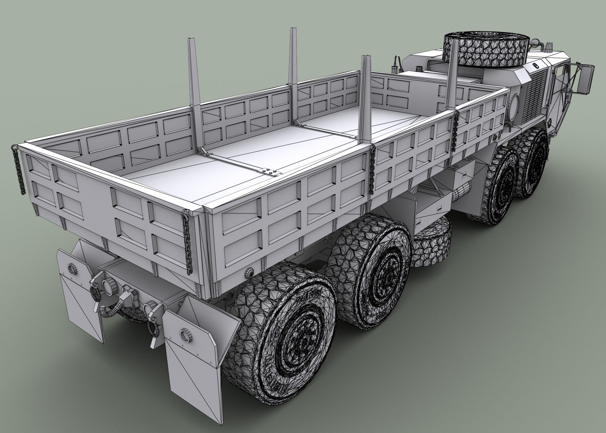 3d hemtt a4 m985 cargo truck