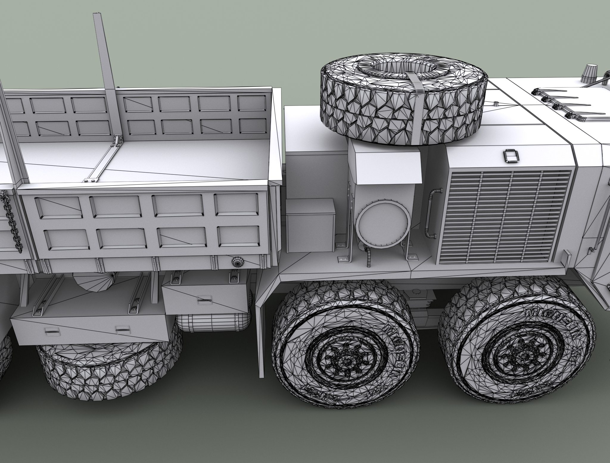 3d hemtt a4 m985 cargo truck